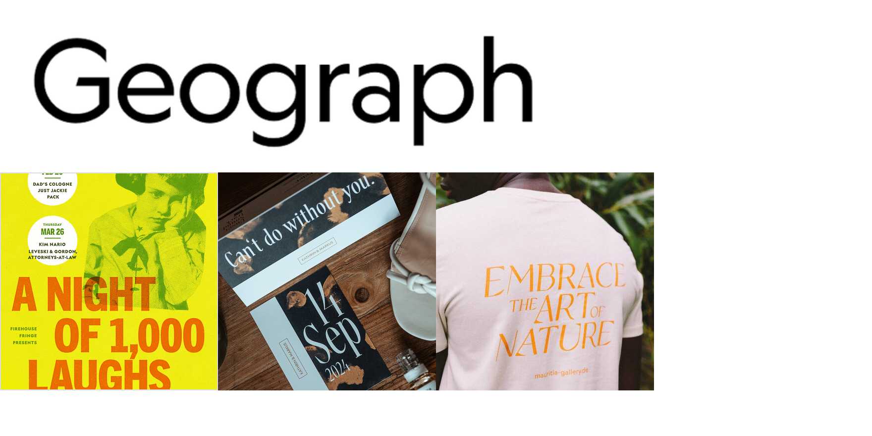 Geograph in use - Fonts In Use