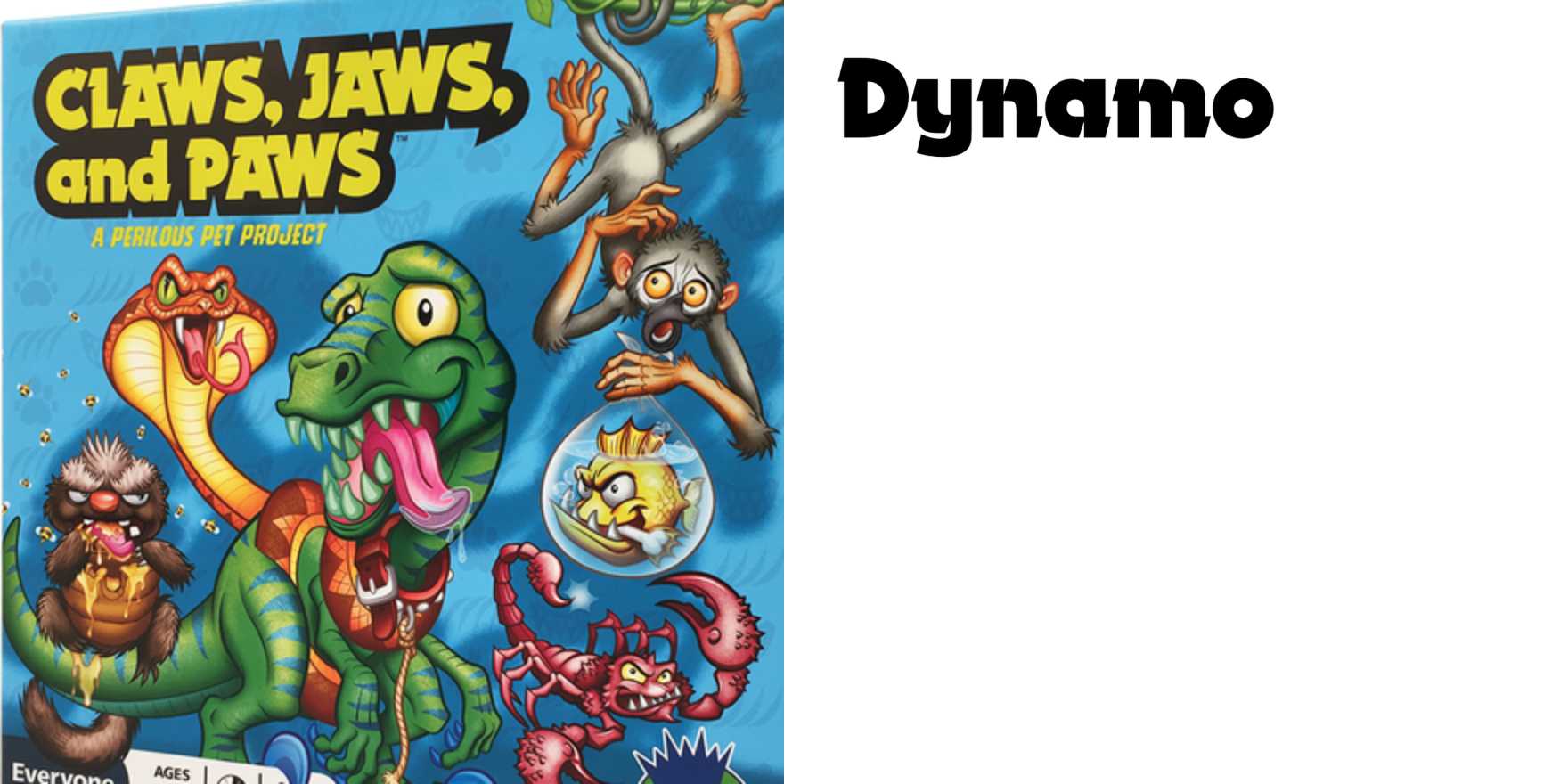 Claws, Jaws, and Paws board game - Fonts In Use