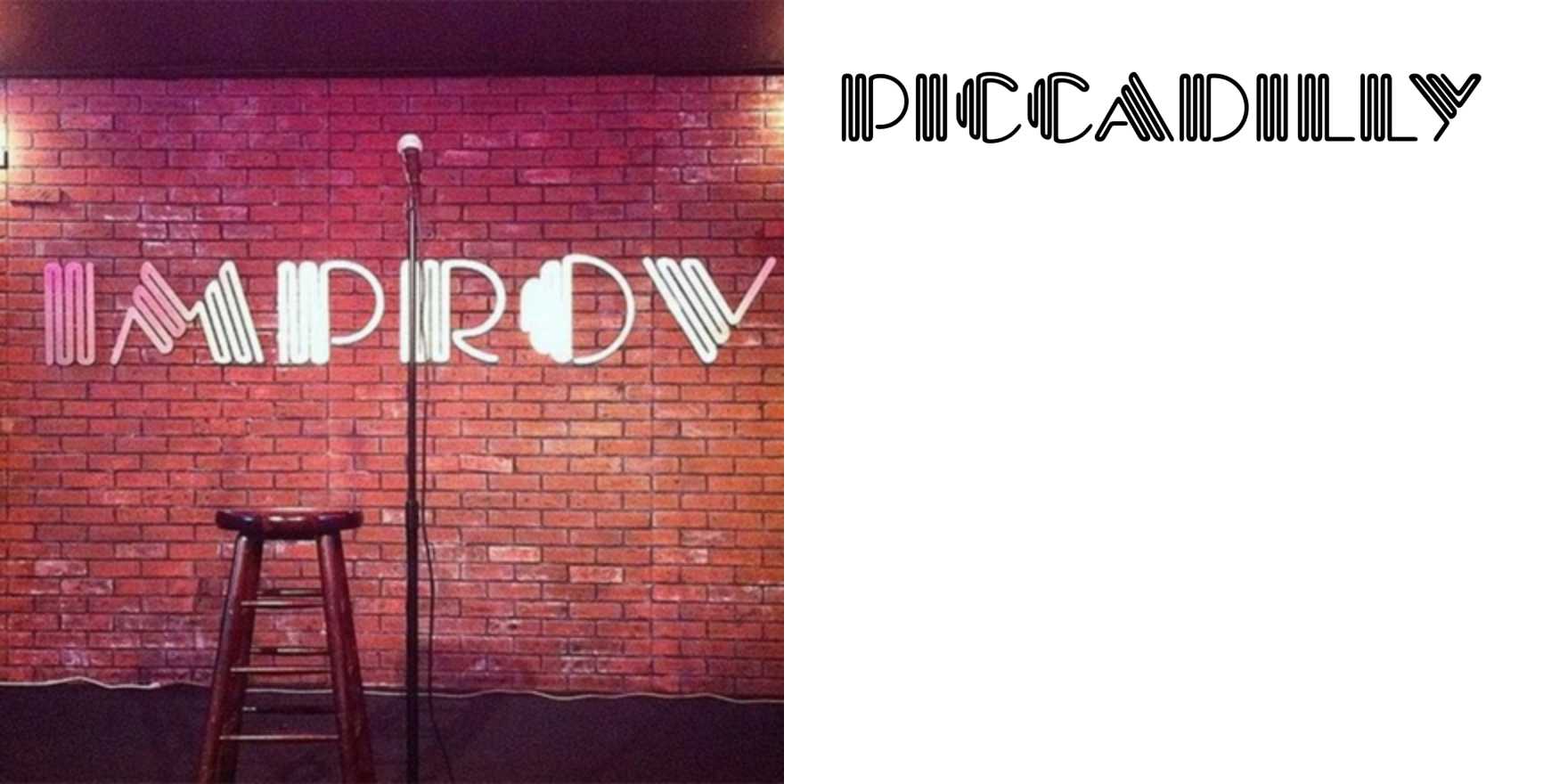 The Improv comedy club logo - Fonts In Use