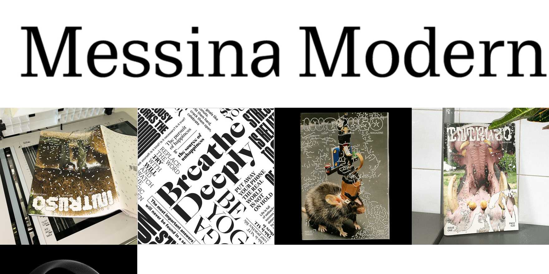 Messina Modern in use - Fonts In Use