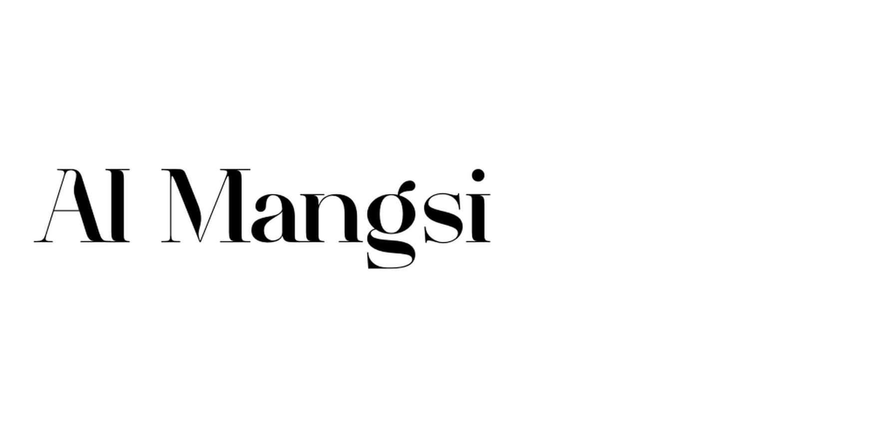 Al Mangsi in use - Fonts In Use