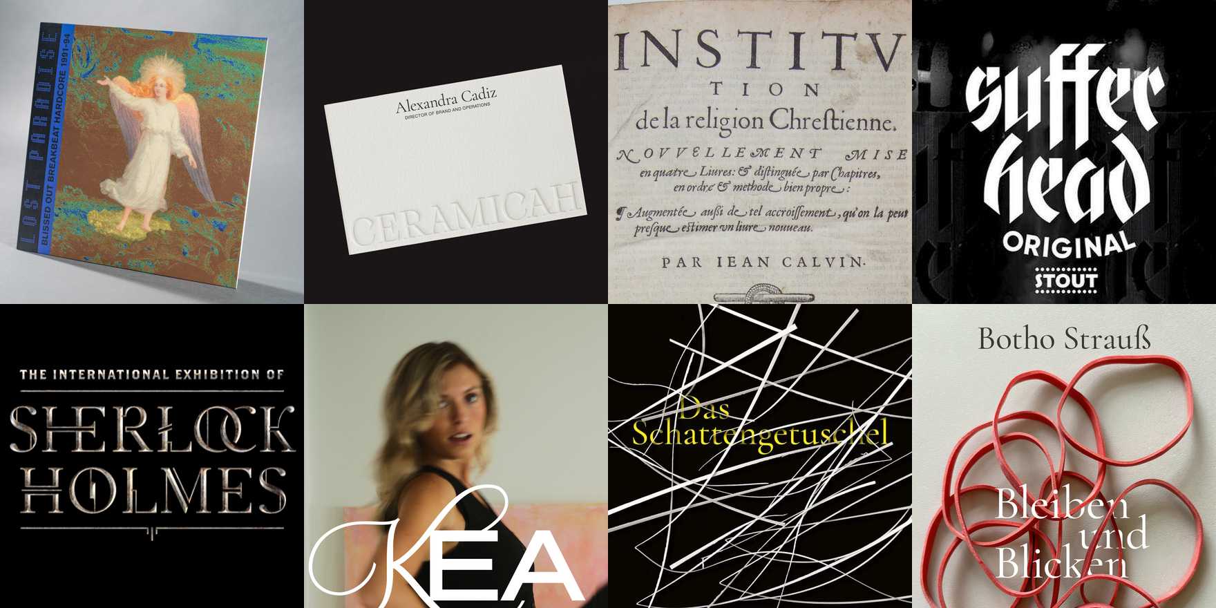 Christian Thalmann - Fonts In Use