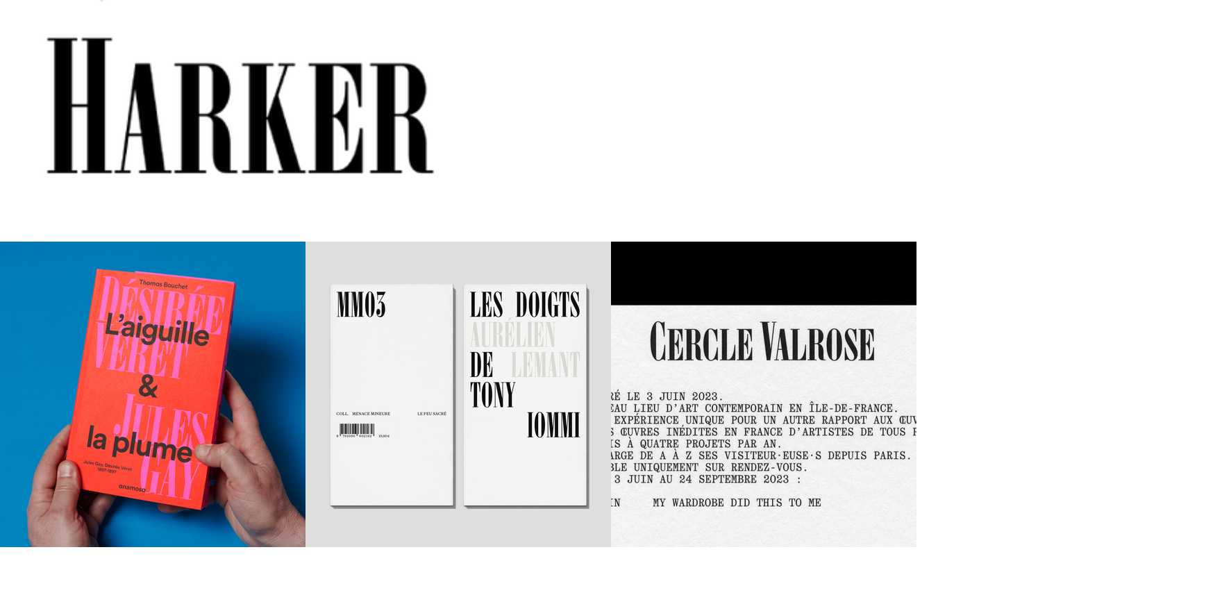 Harker in use - Fonts In Use