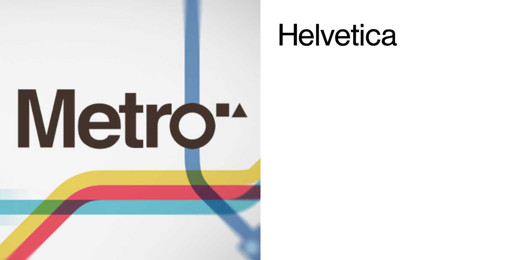 Mini Metro logo and interfaces - Fonts In Use