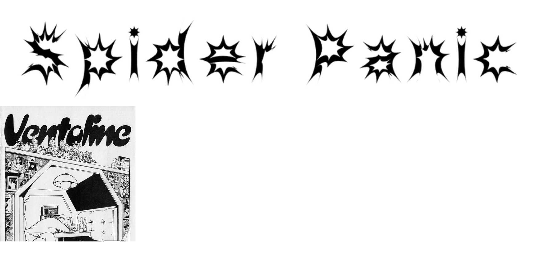 Spider Panic in use - Fonts In Use