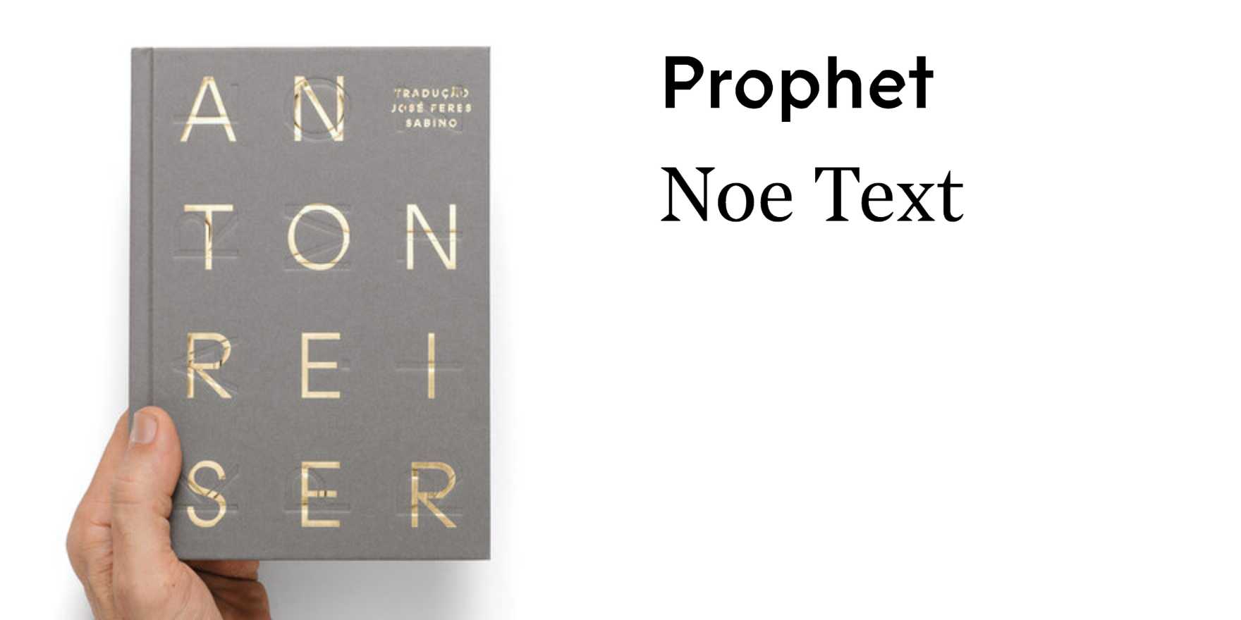 Anton Reiser by Karl Philipp Moritz (Editora Carambaia) - Fonts In Use