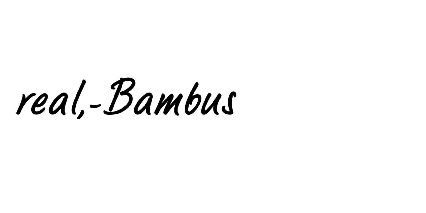 real,-Bambus in use - Fonts In Use