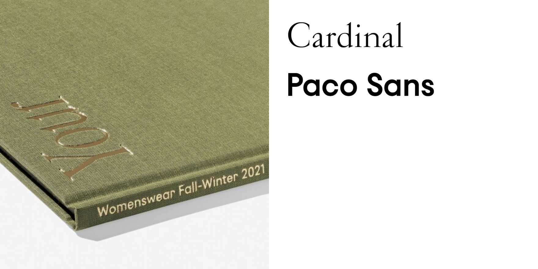 Your Room Your Dreams, Paco Rabanne FW 2021 - Fonts In Use