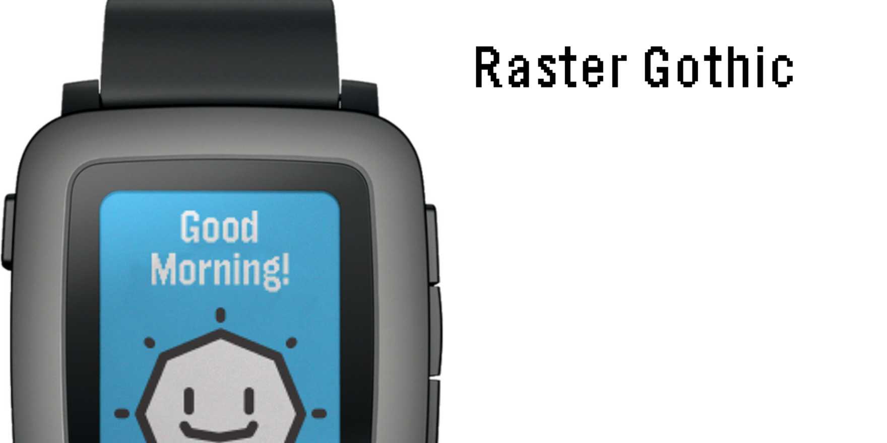 Pebble Time OS - Fonts In Use