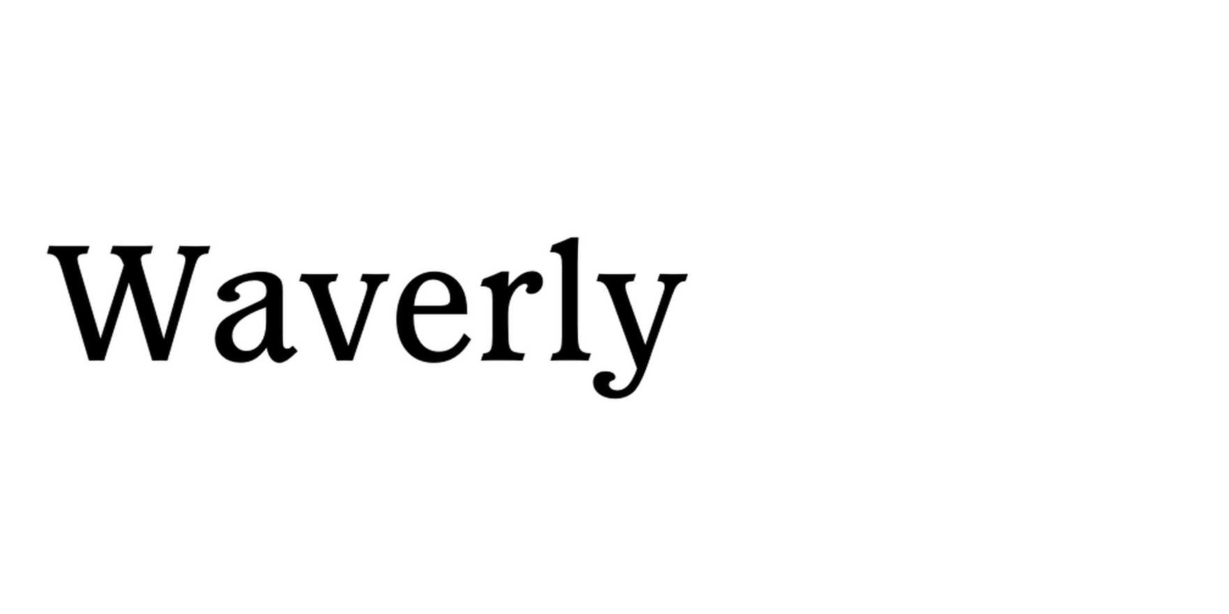 Waverly in use - Fonts In Use