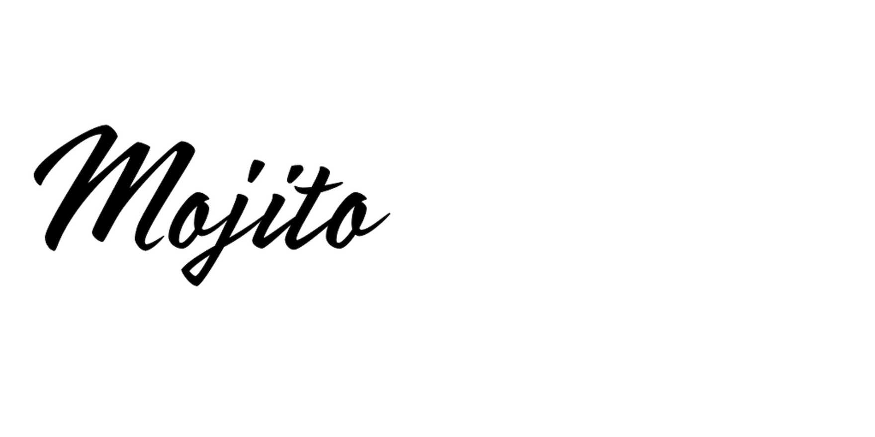 Mojito in use - Fonts In Use