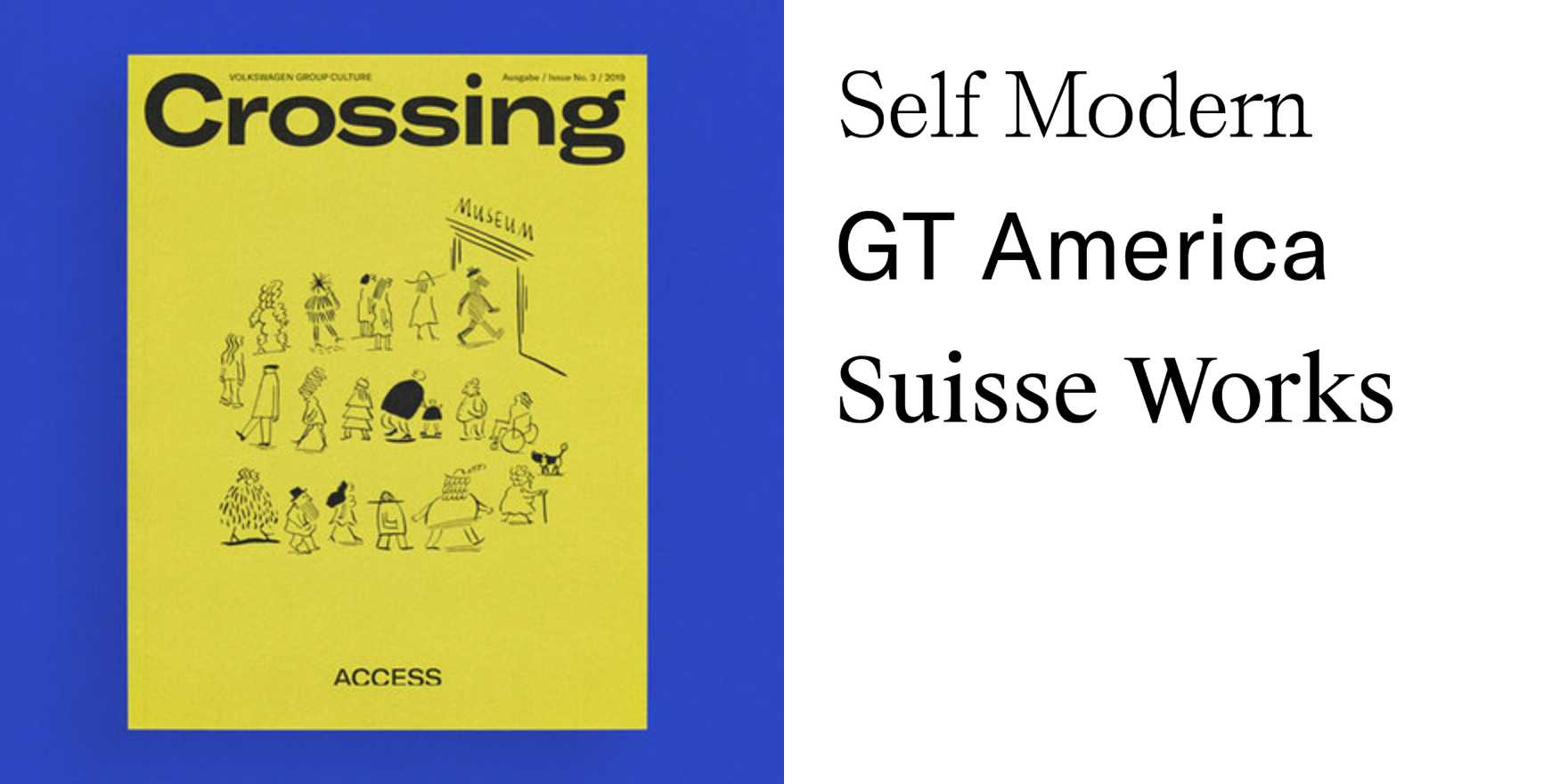 Crossing magazine - Fonts In Use