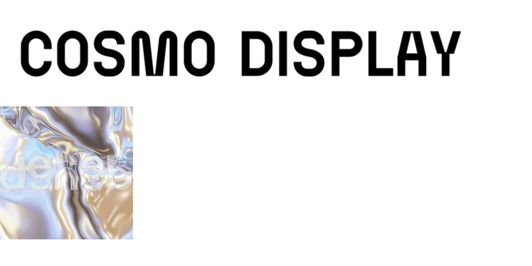 Cosmo Display in use - Fonts In Use