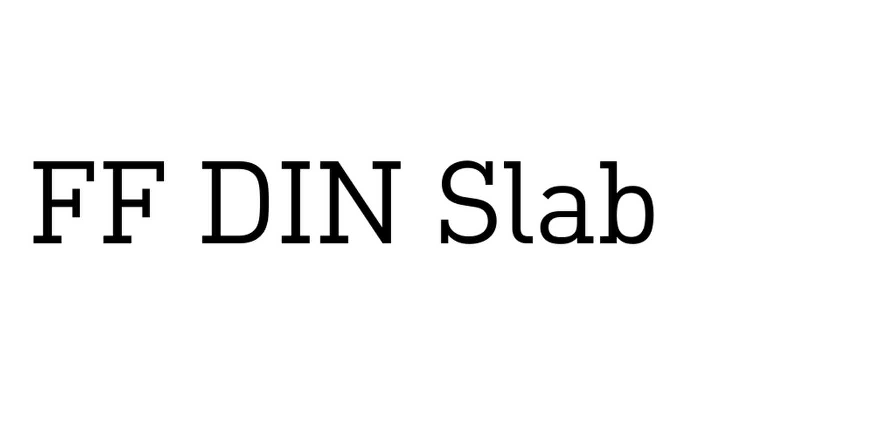 FF DIN Slab in use - Fonts In Use