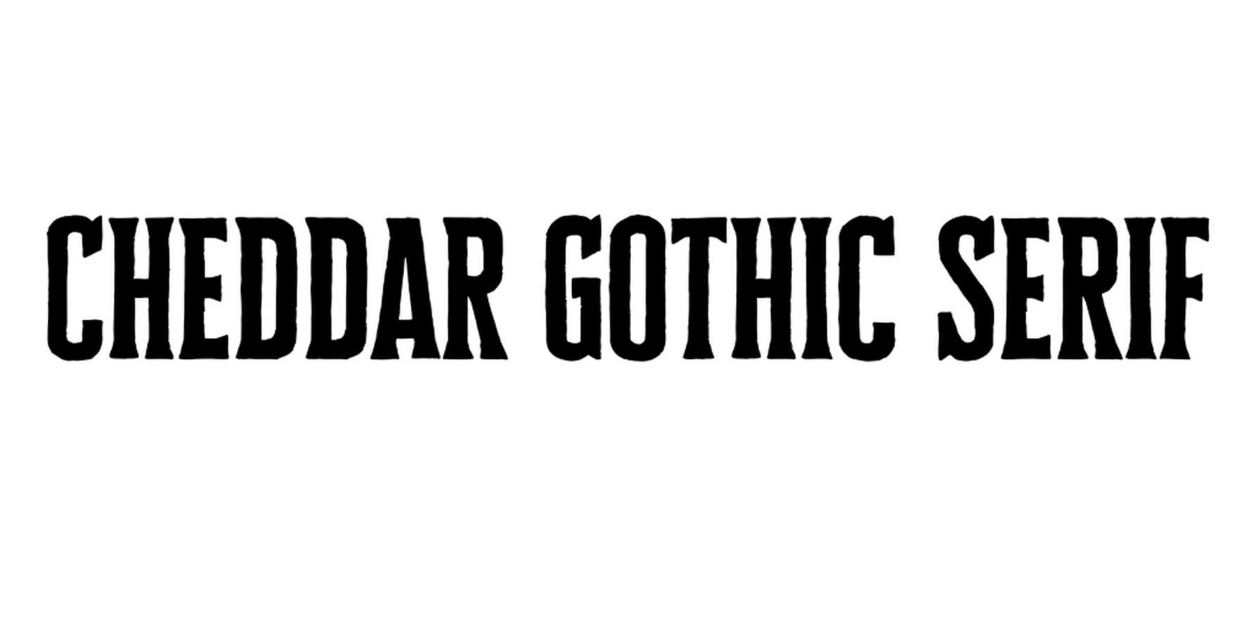 Cheddar Gothic Serif in use - Fonts In Use