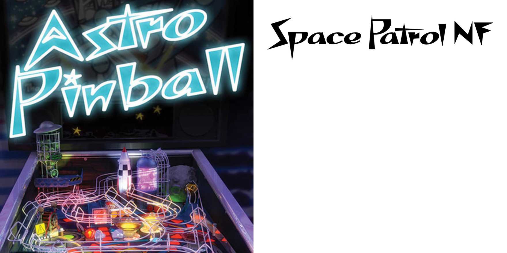 Astro Pinball arcade game - Fonts In Use