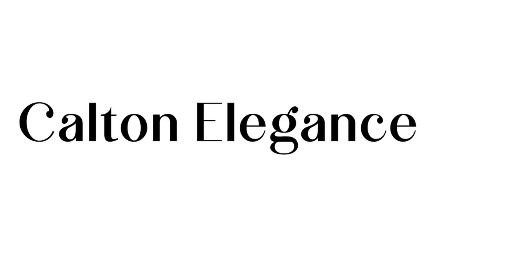 Calton Elegance in use - Fonts In Use