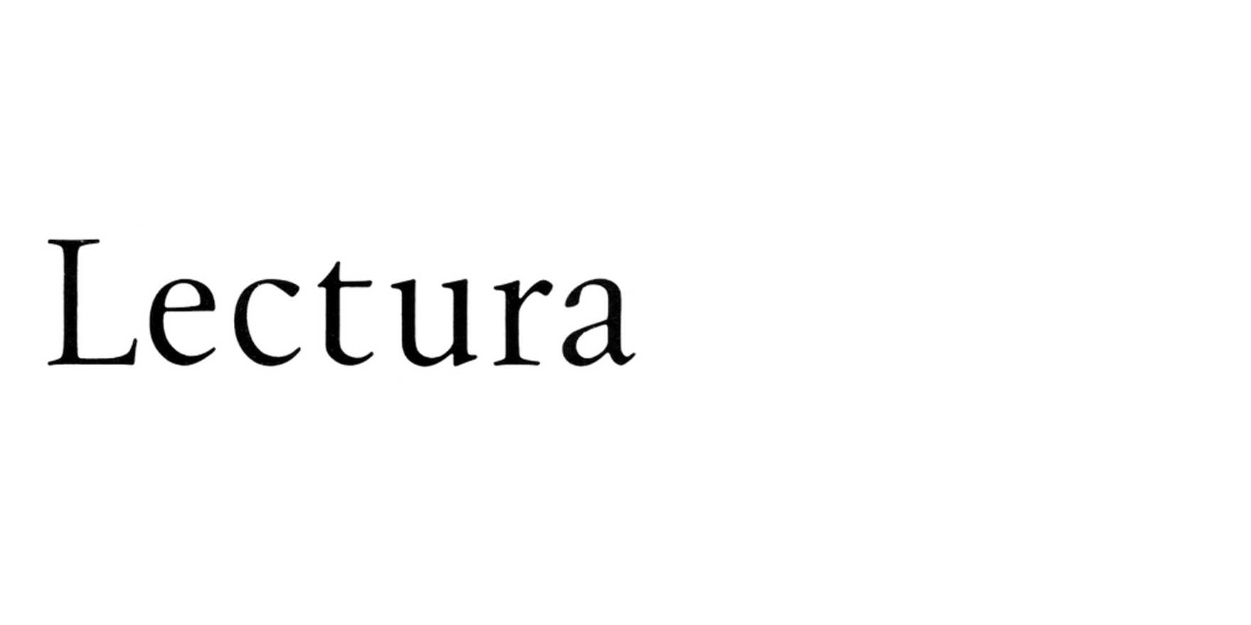 Lectura in use - Fonts In Use