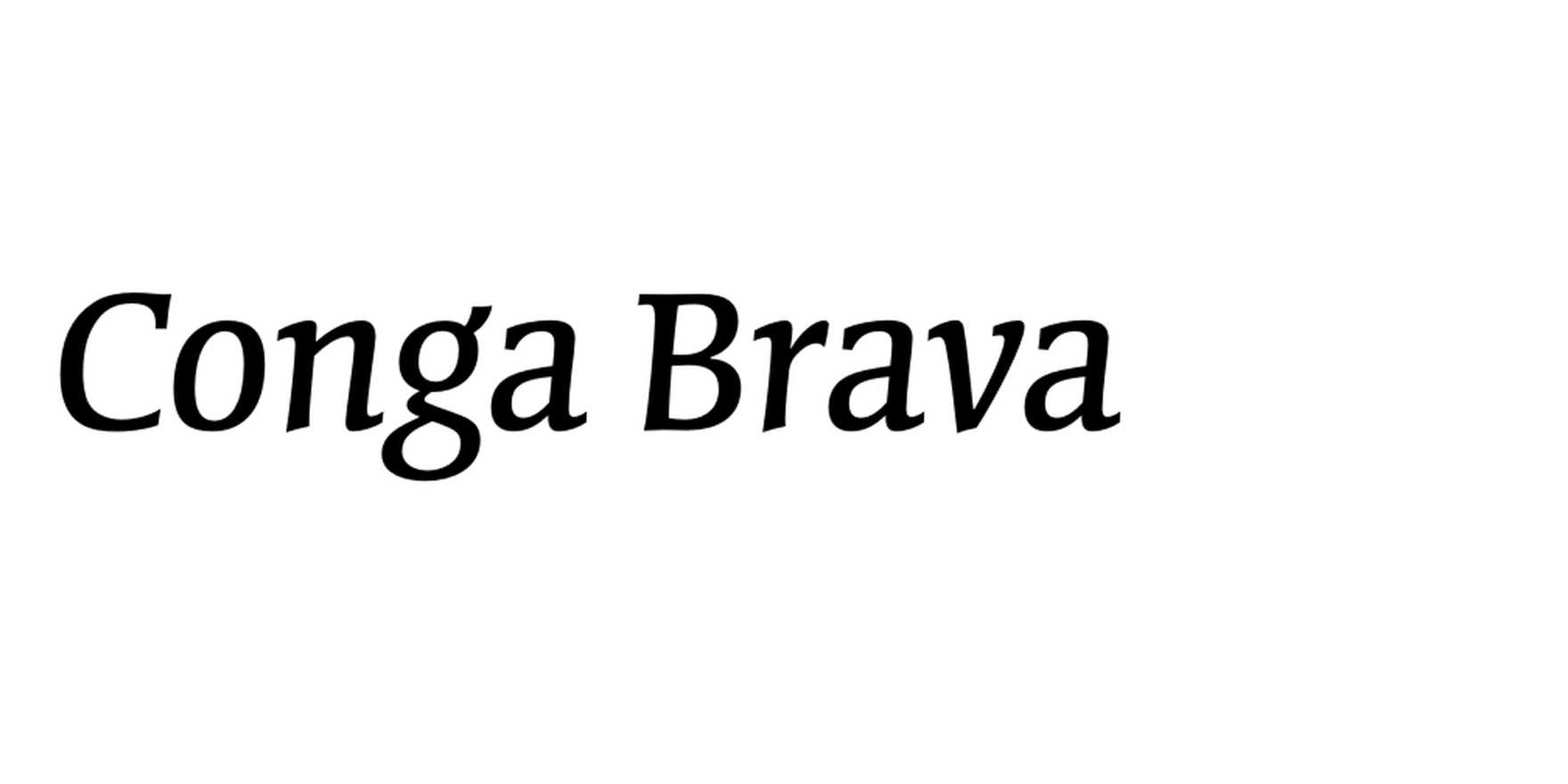 Conga Brava in use - Fonts In Use