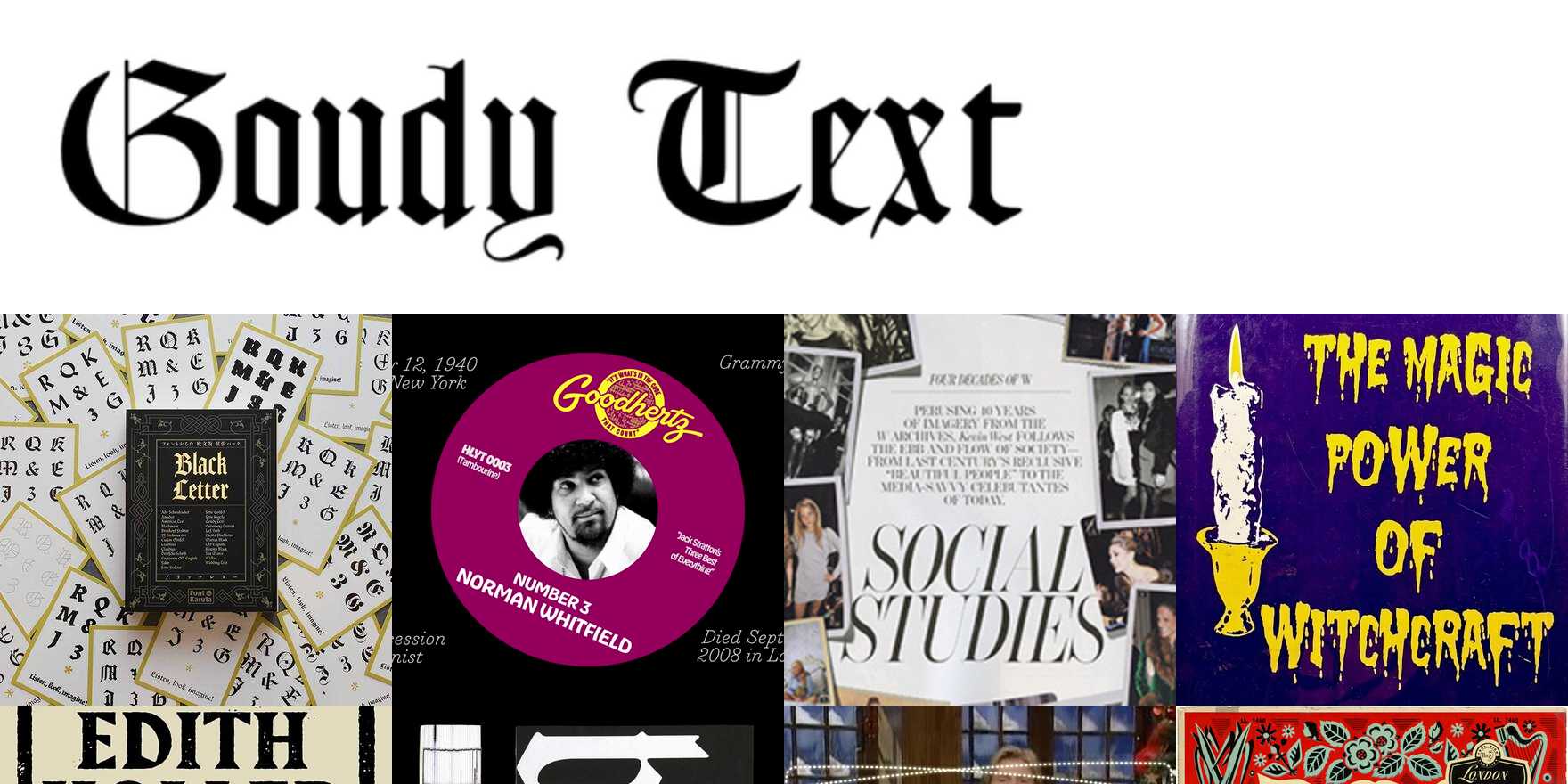 Goudy Text in use - Fonts In Use