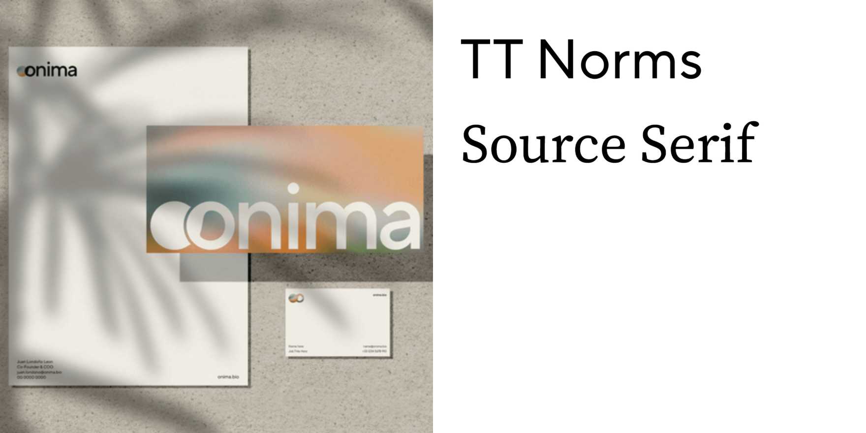 Onima - Fonts In Use