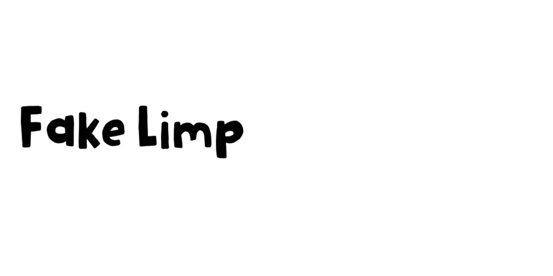 Fake Limp in use - Fonts In Use