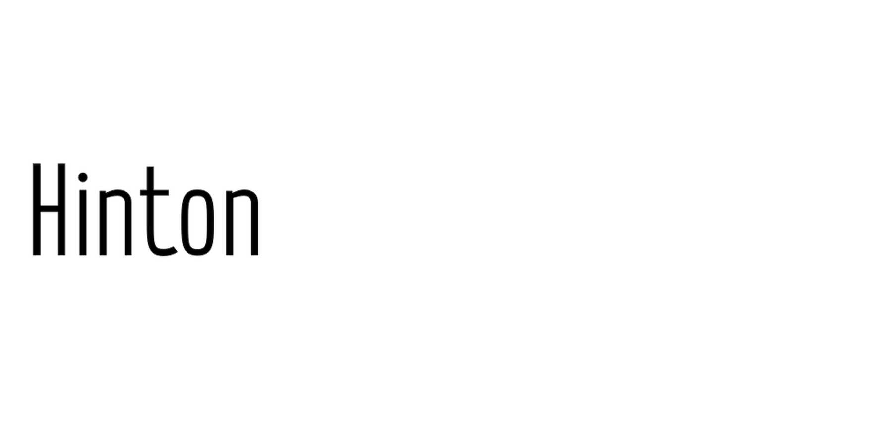 Hinton in use - Fonts In Use