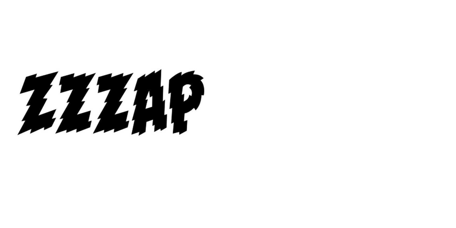 Zzzap in use - Fonts In Use