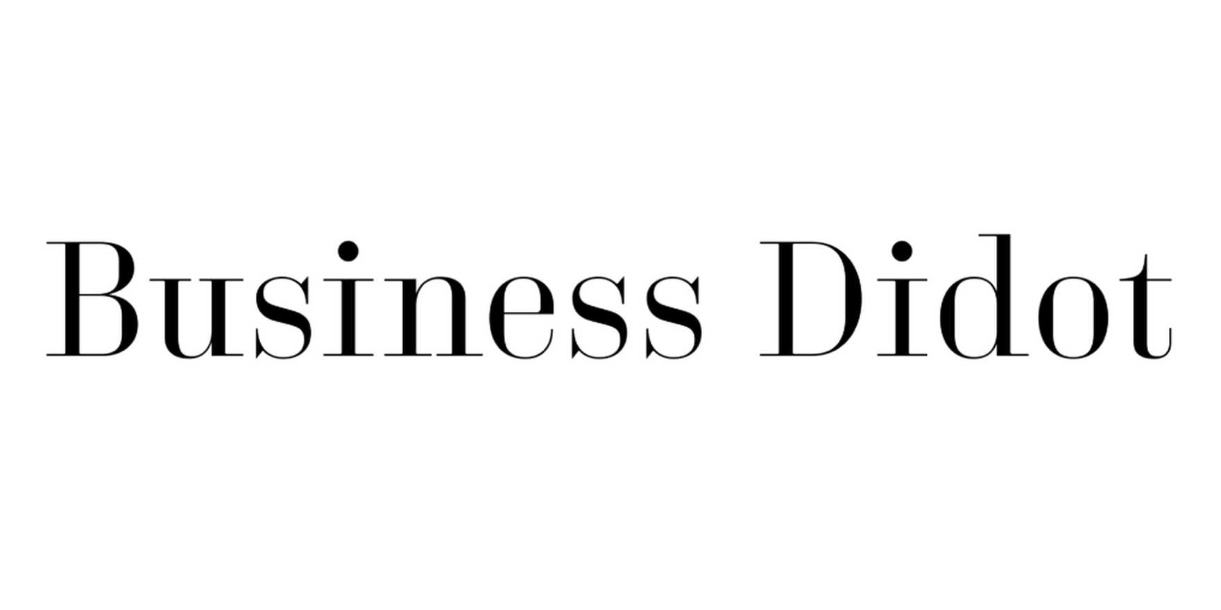 Business Didot in use - Fonts In Use