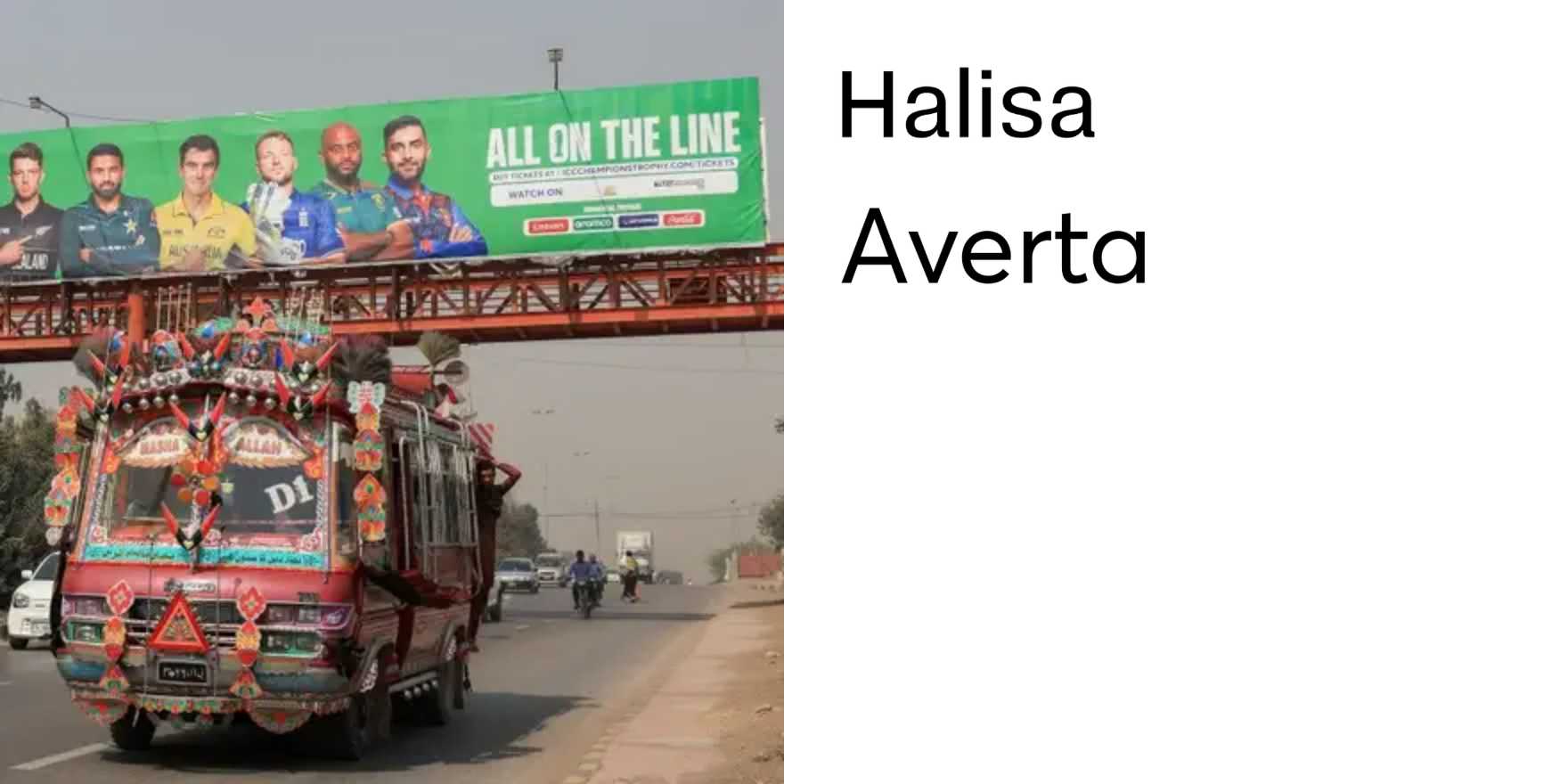 ICC Champions Trophy 2025 - Fonts In Use