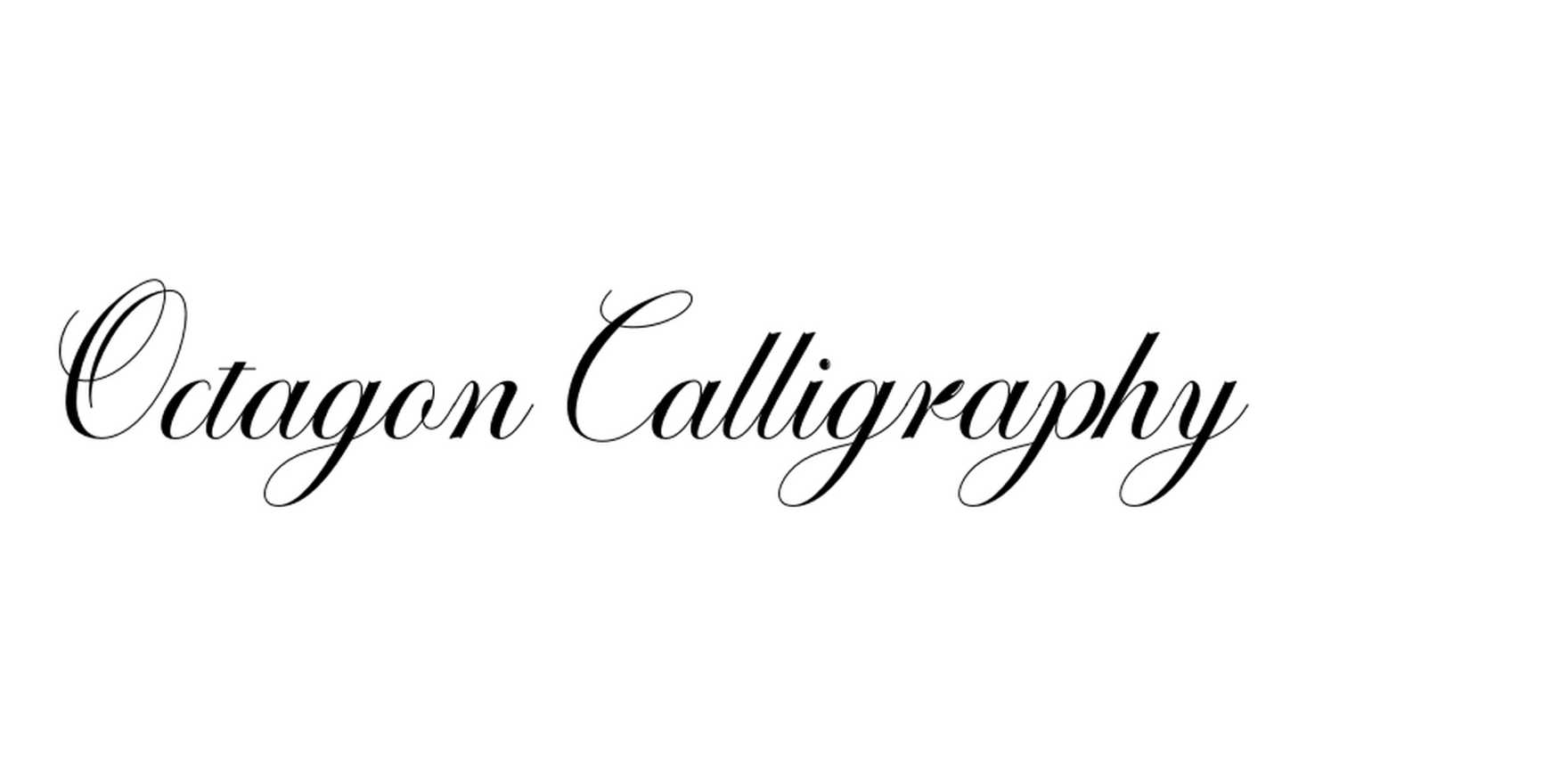 Octagon Calligraphy in use - Fonts In Use