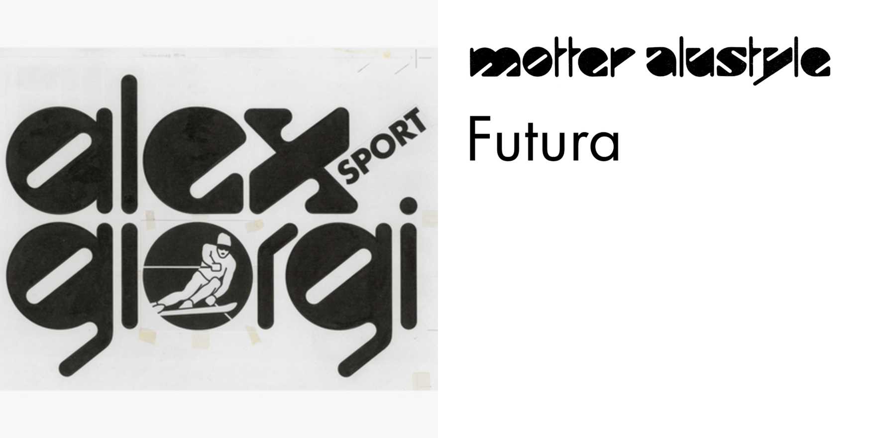 Alex Giorgi Sport logo - Fonts In Use