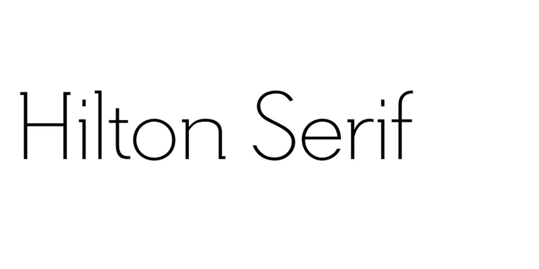 Hilton Serif in use - Fonts In Use