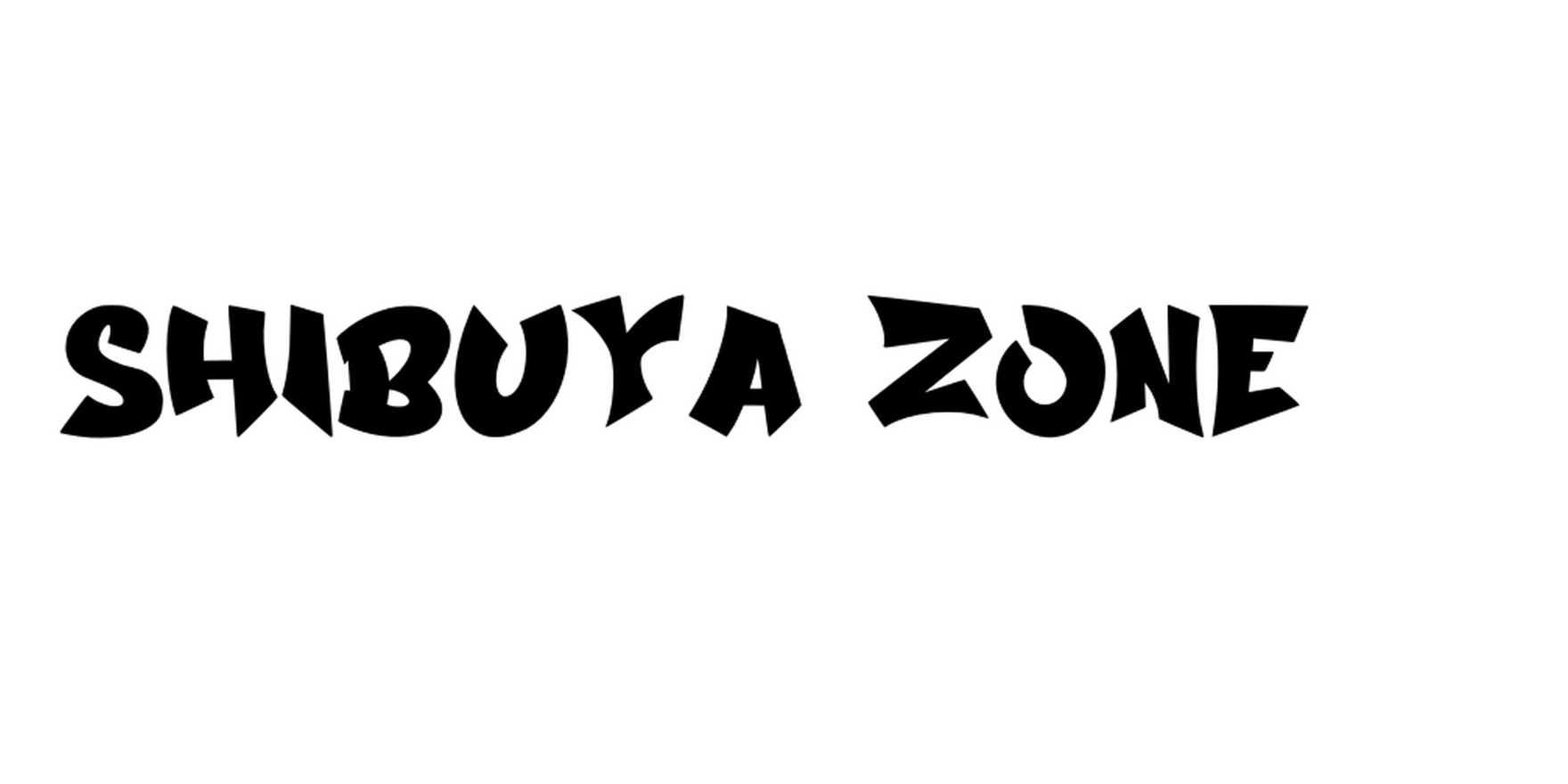 Shibuya Zone in use - Fonts In Use