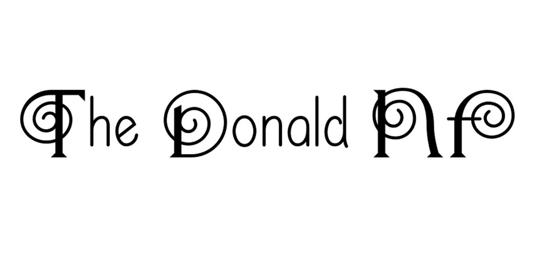 The Donald NF in use - Fonts In Use