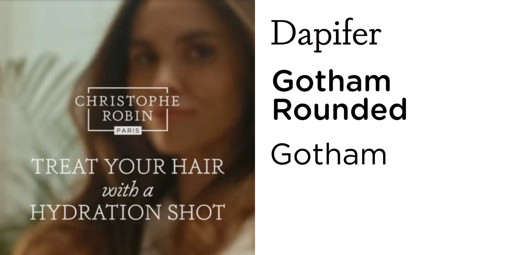 Christophe Robin logo and brand identity - Fonts In Use