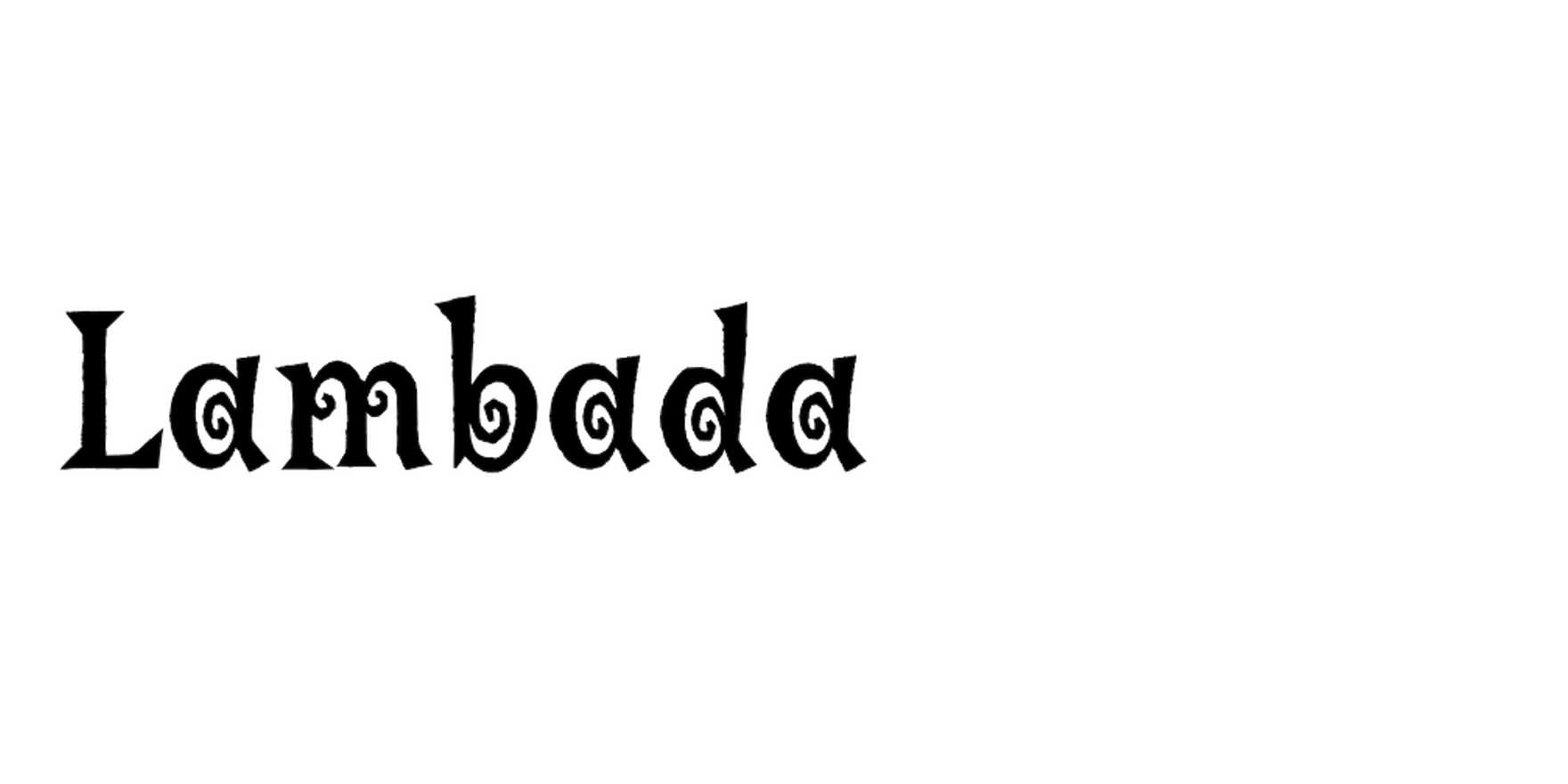 Lambada in use - Fonts In Use