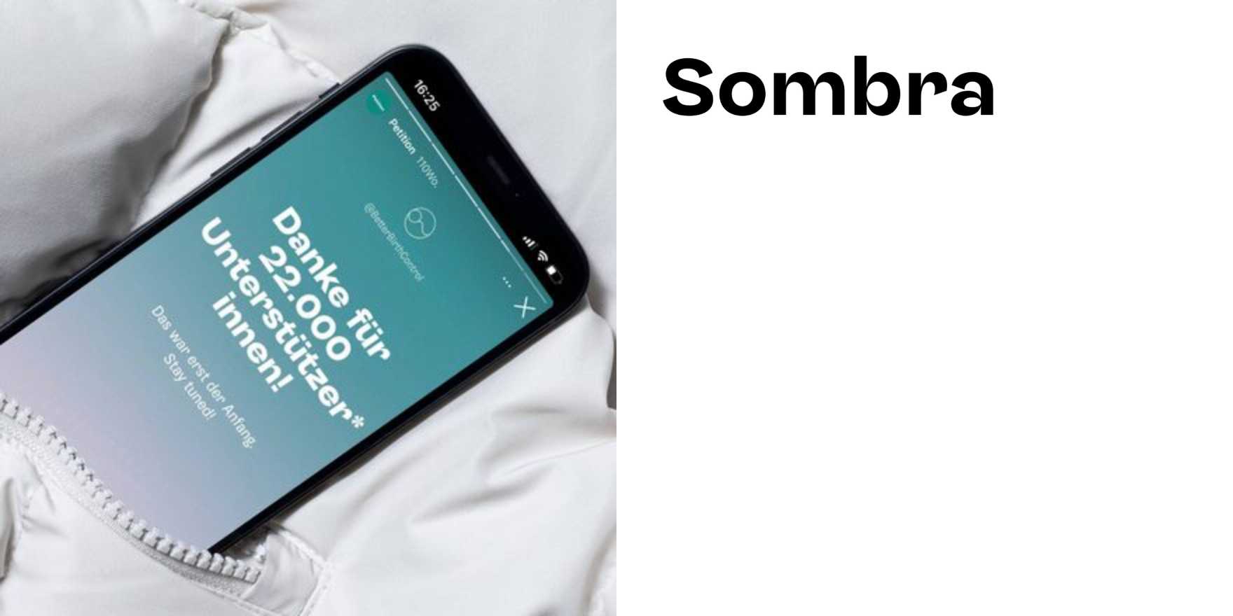 Better Birth Control campaign - Fonts In Use