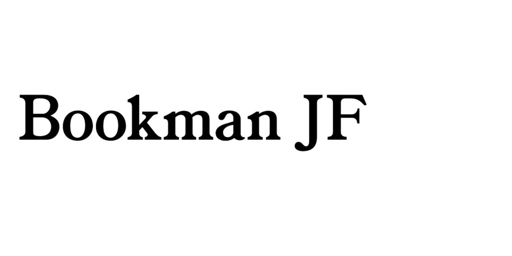 Bookman JF in use - Fonts In Use