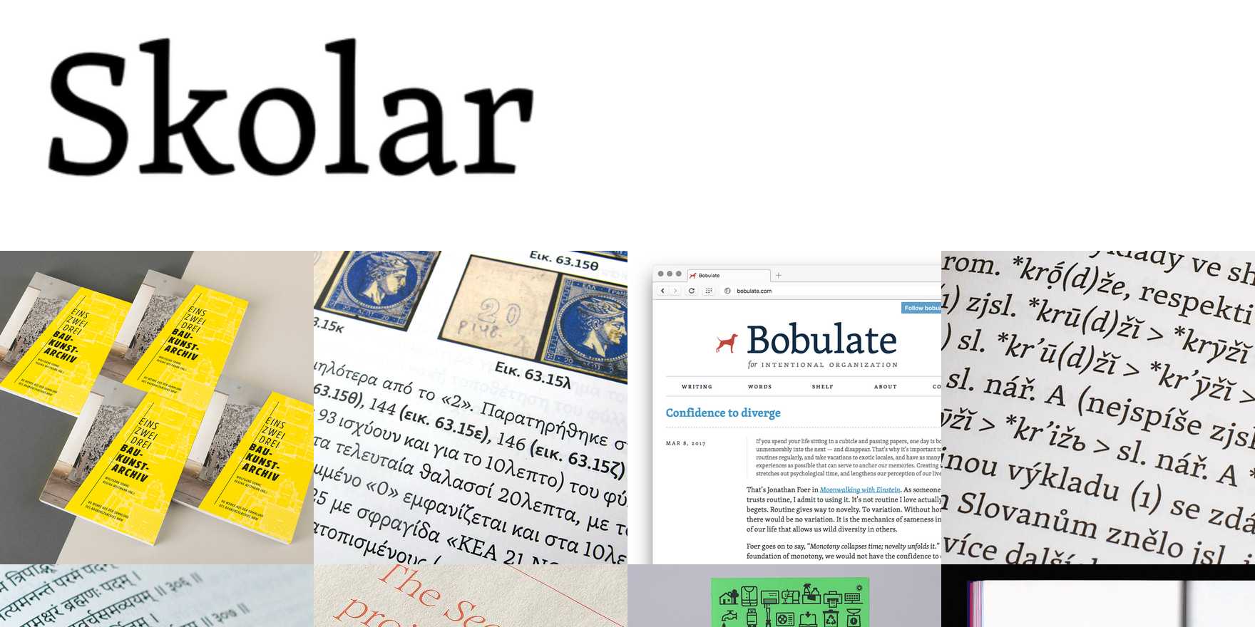 Skolar in use - Fonts In Use