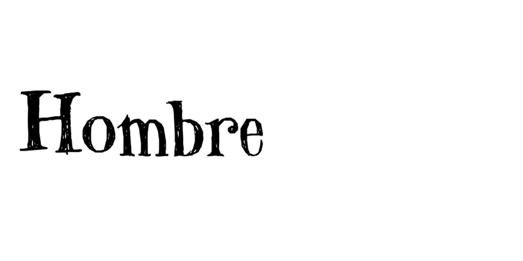 Hombre in use - Fonts In Use
