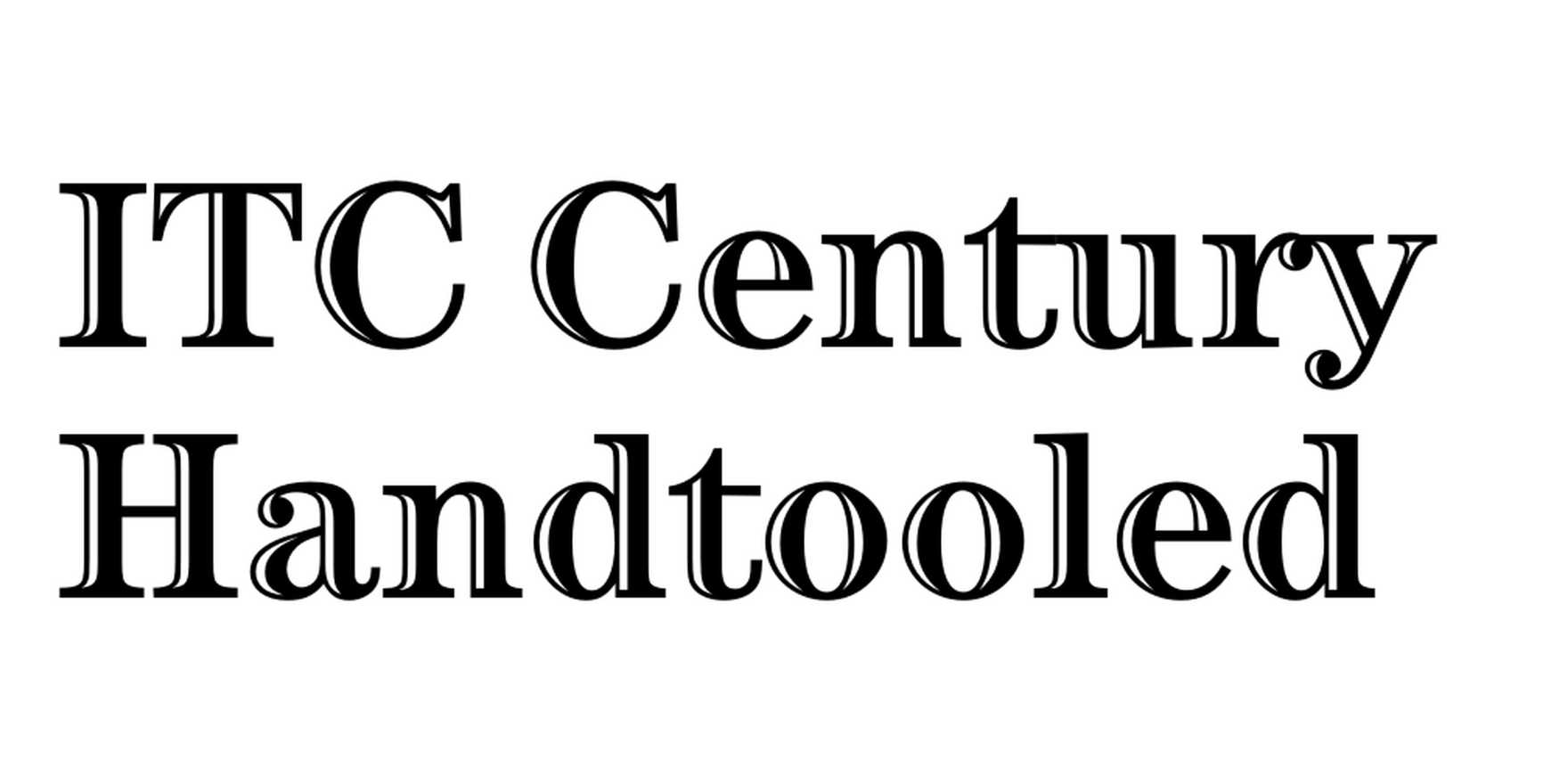 ITC Century Handtooled in use - Fonts In Use