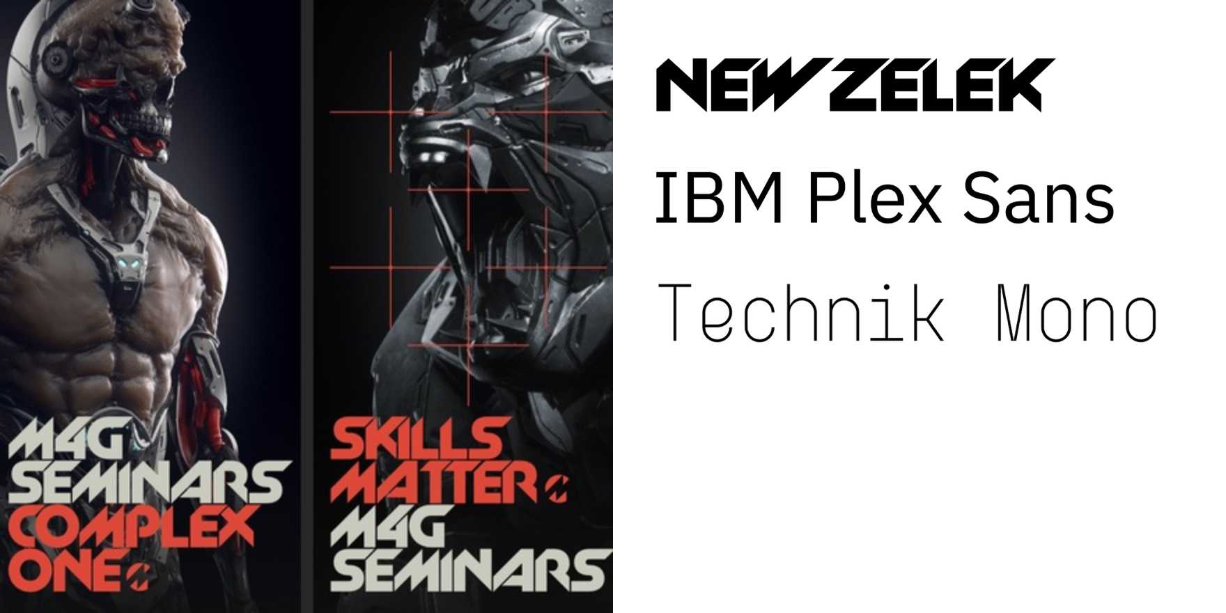 M4G Seminars - Fonts In Use
