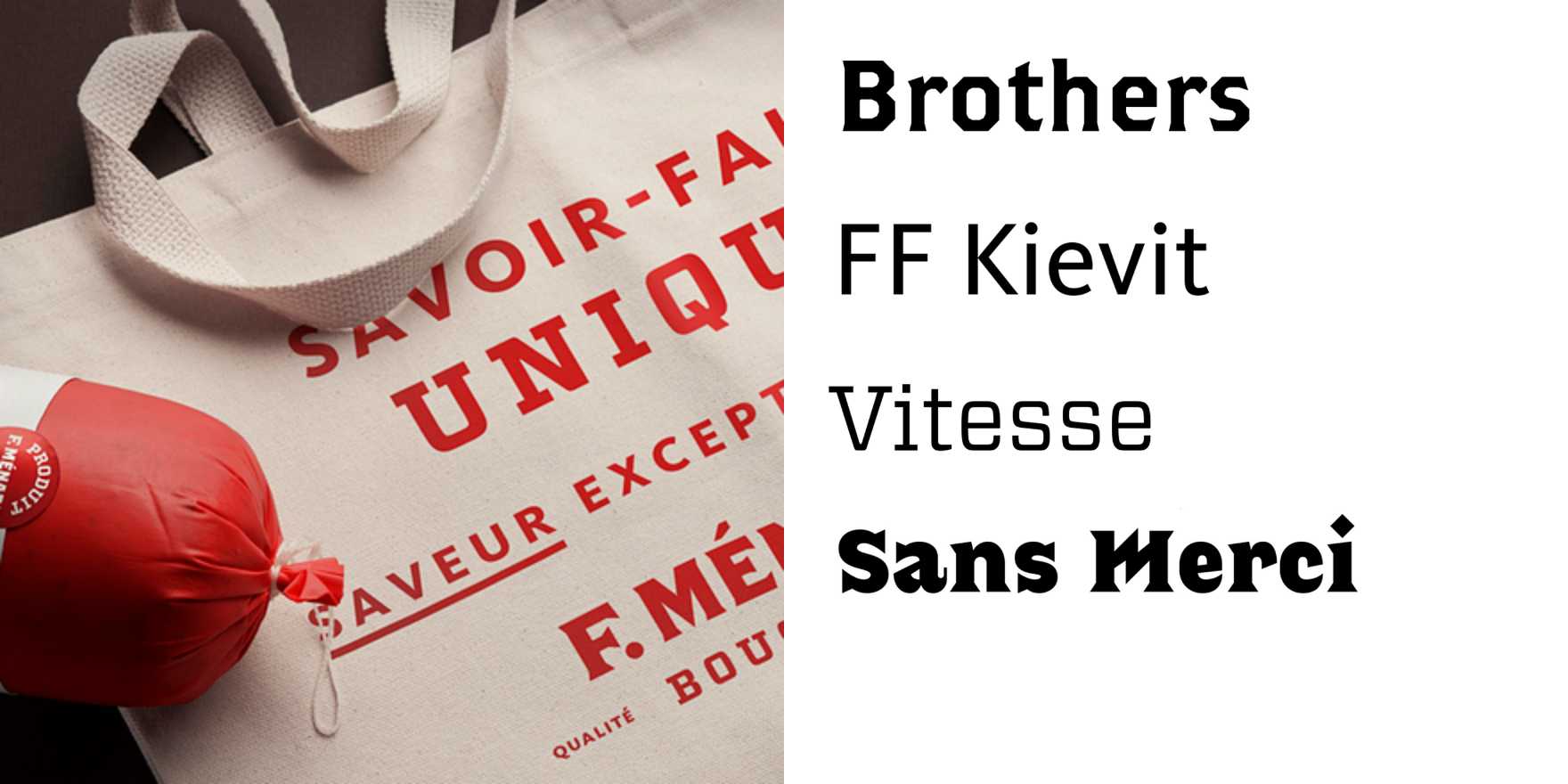 F. Ménard meats - Fonts In Use