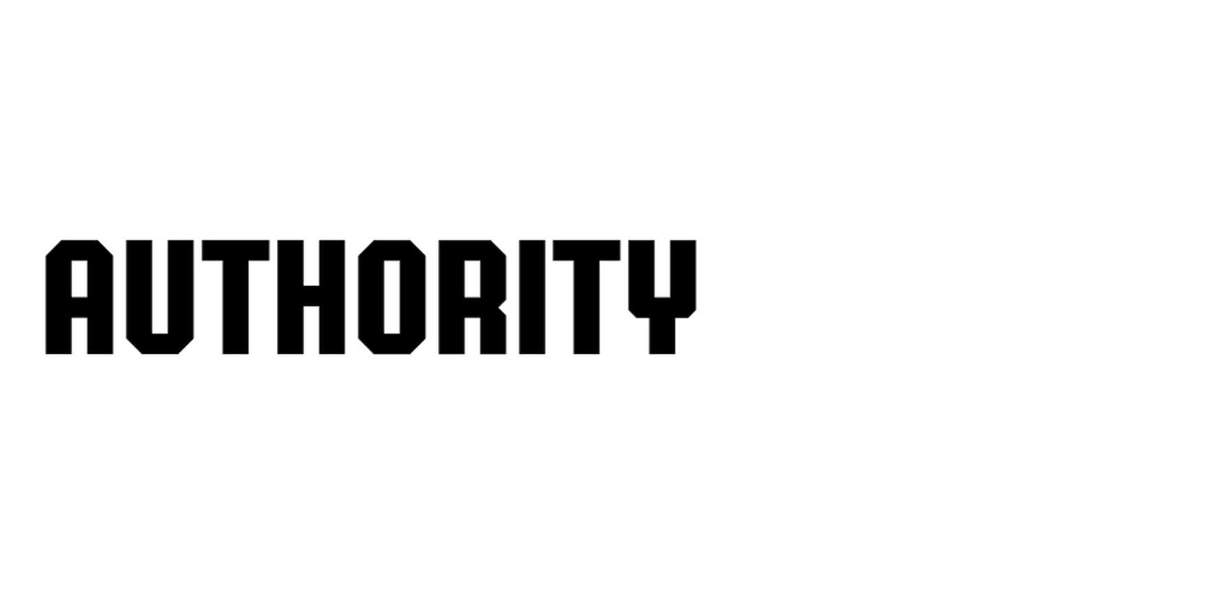 Authority in use - Fonts In Use