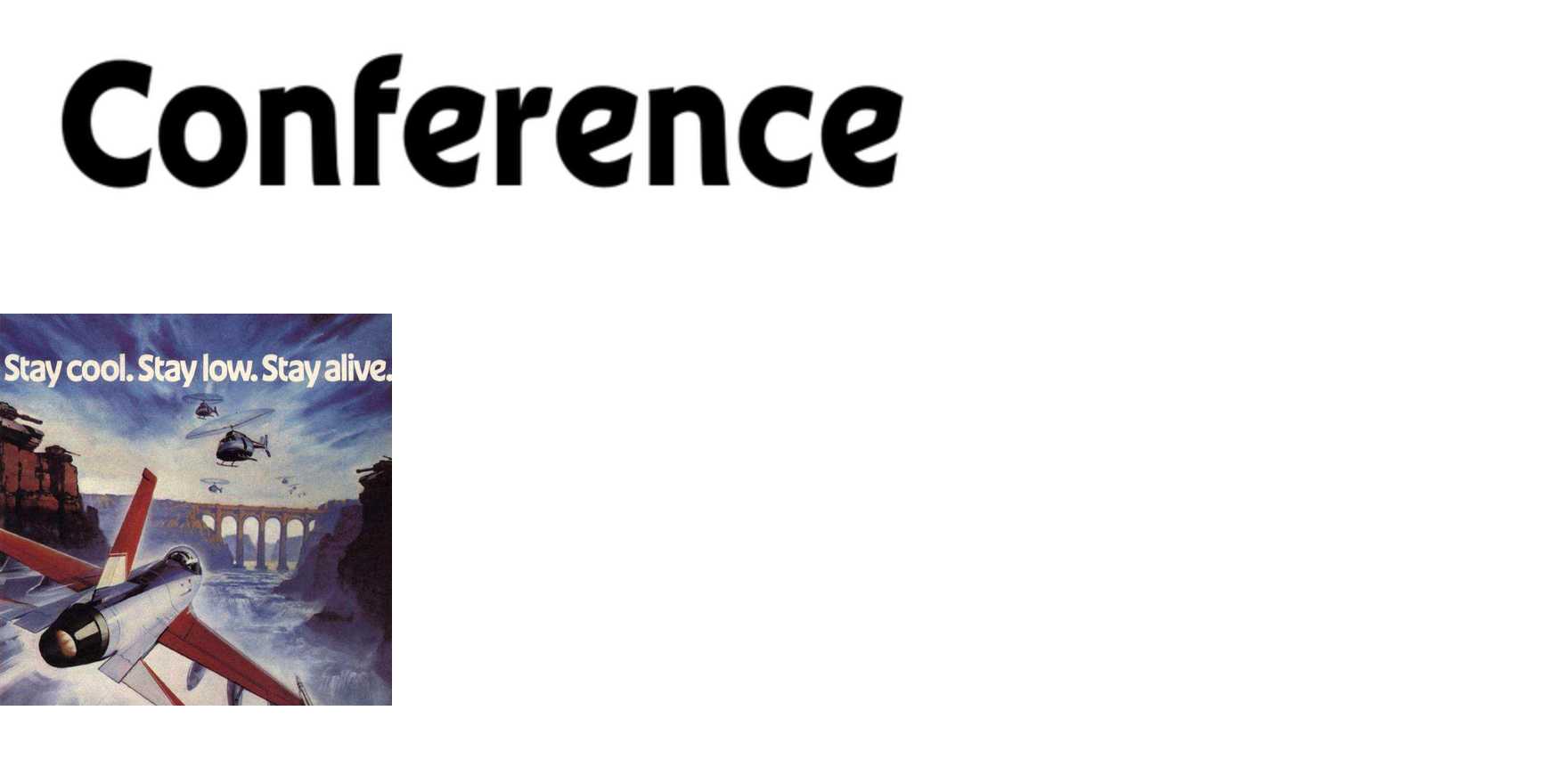 Conference in use - Fonts In Use