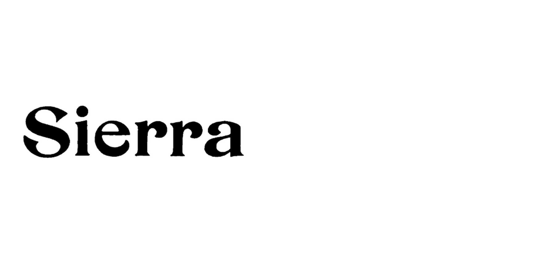 Sierra in use - Fonts In Use