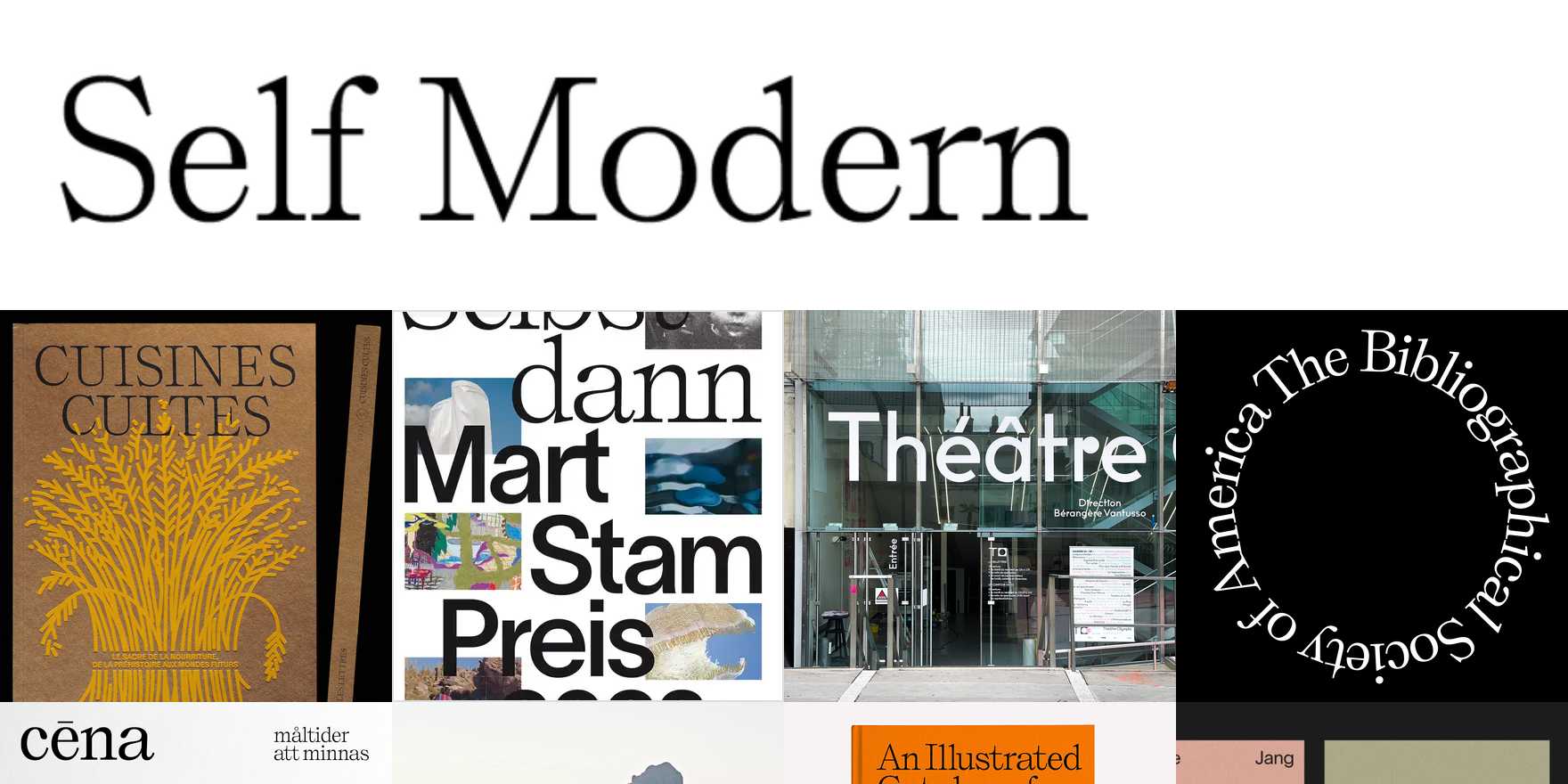 Self Modern in use - Fonts In Use
