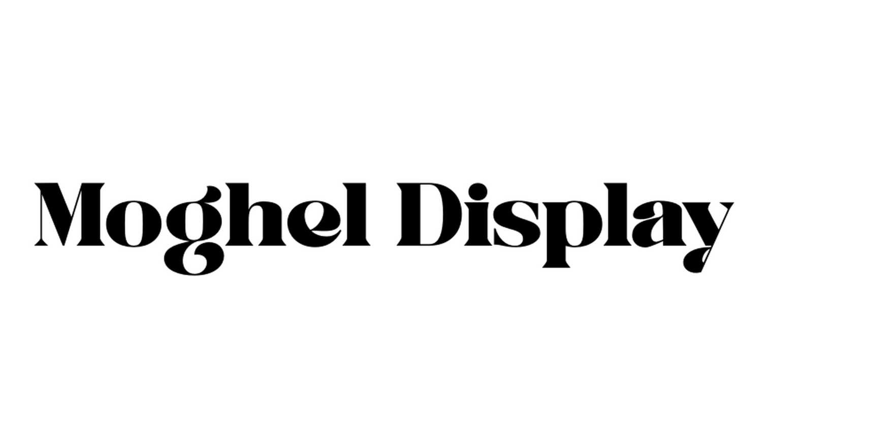 Moghel Display in use - Fonts In Use