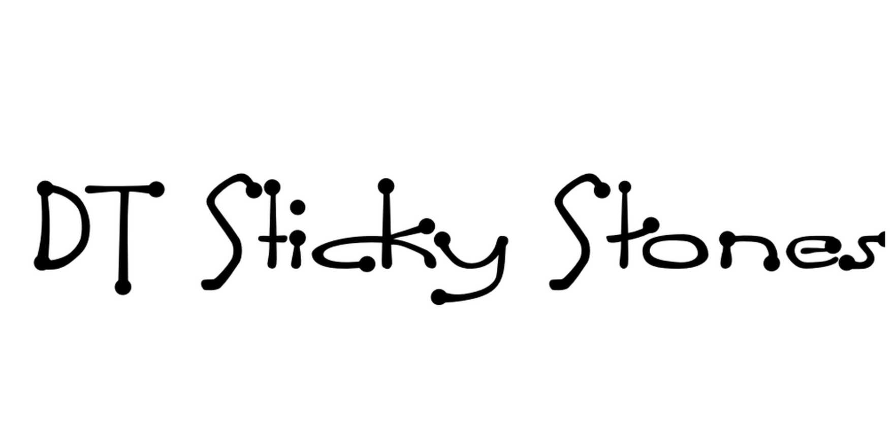 DT Sticky Stones in use - Fonts In Use
